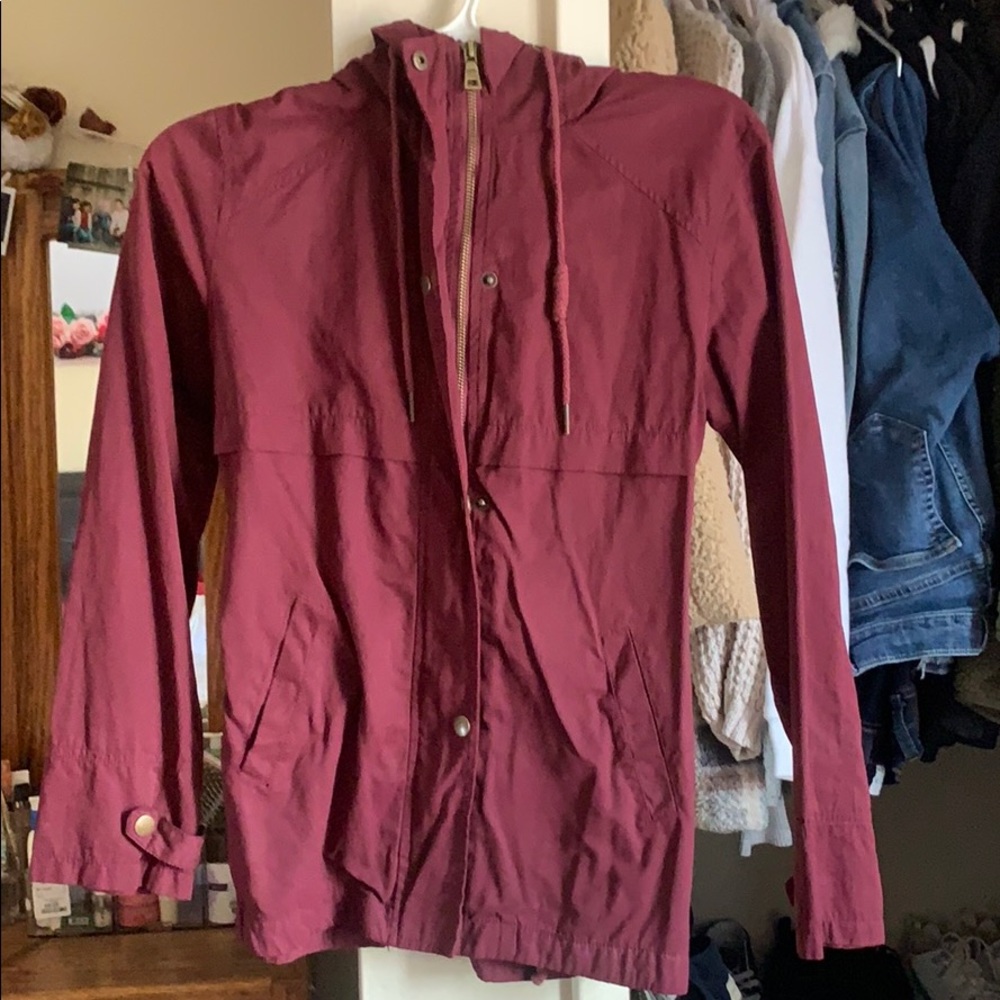 Maroon Rain Coat - Gem